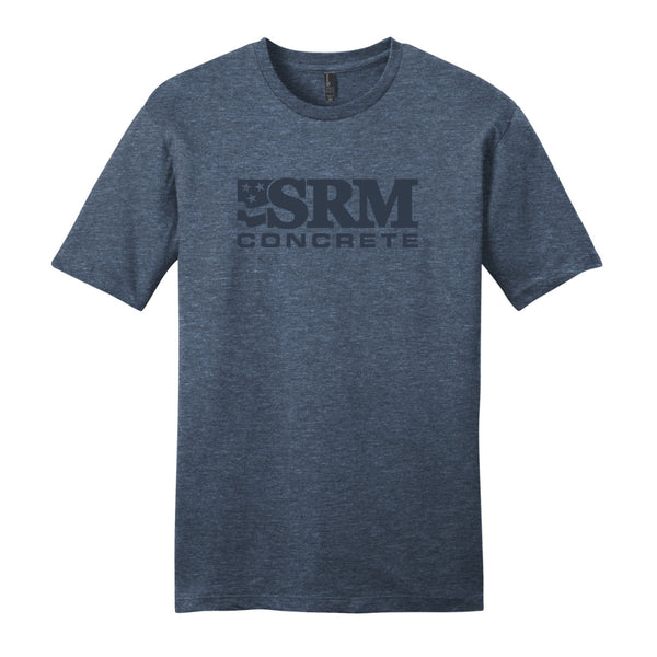 Heathered Navy Tone-on-Tone Tee – SRM Company Store